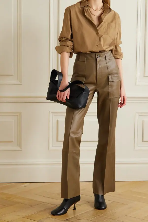 NILI LOTAN Kristen Cotton-poplin Shirt