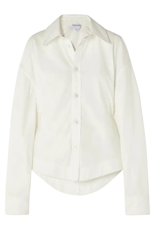Bottega Veneta Cotton-poplin Shirt - White
