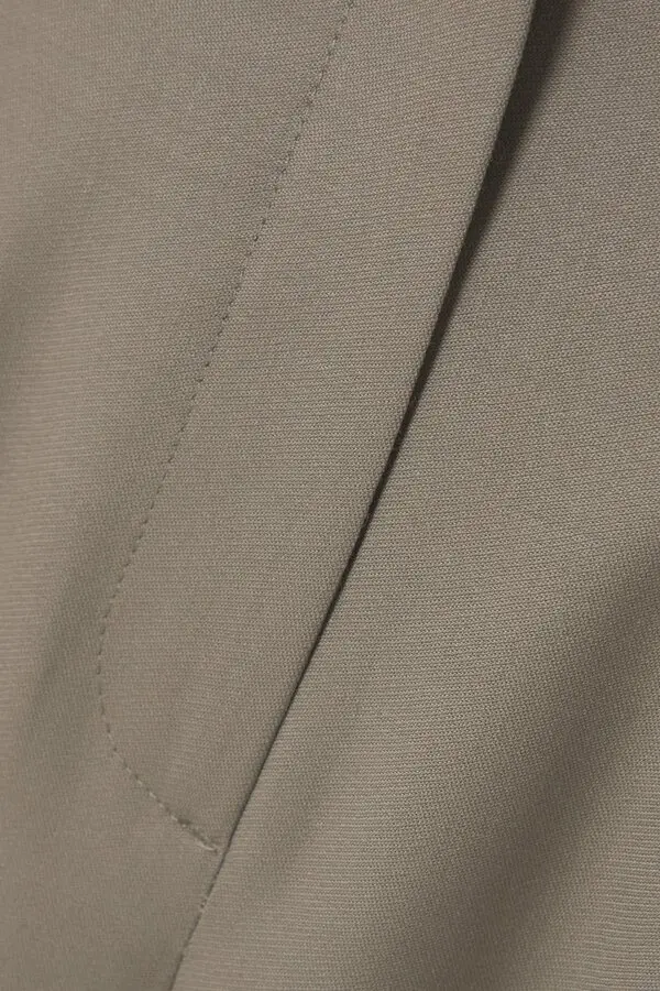 LOW CLASSIC Layered Wool And Organza Straight-leg Pants