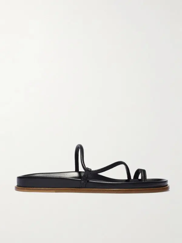 EMME PARSONS Bari Leather Sandals - Black