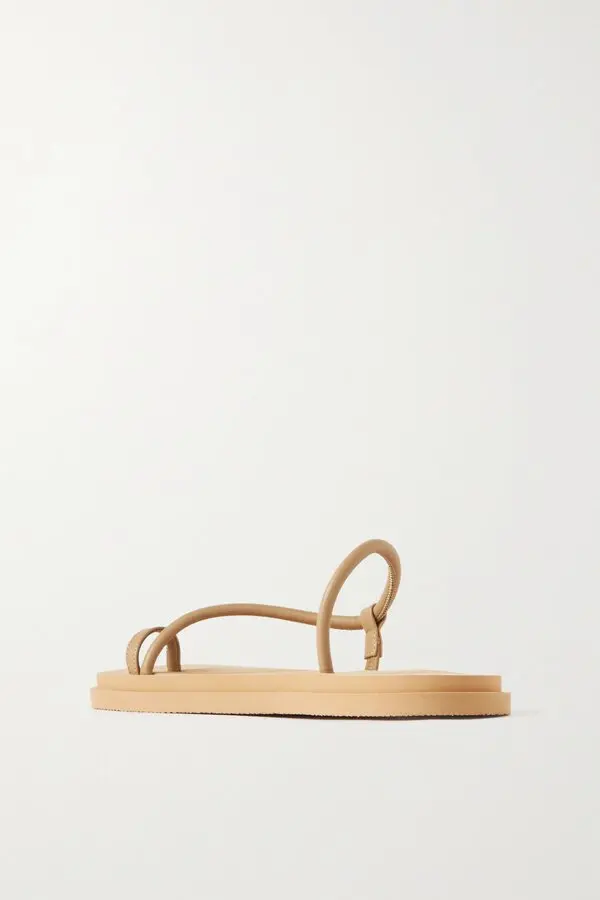 EMME PARSONS Bari Pool Leather Sandals - Neutrals