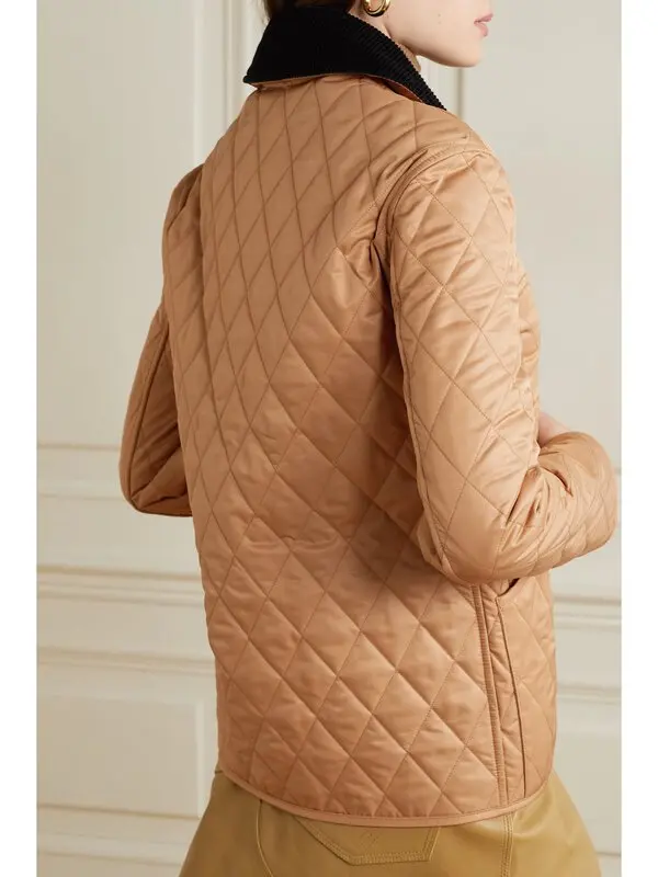 Burberry Quilted Shell Jacket - Brown