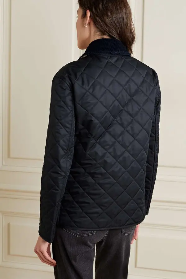 Burberry Quilted Shell Jacket - Navy