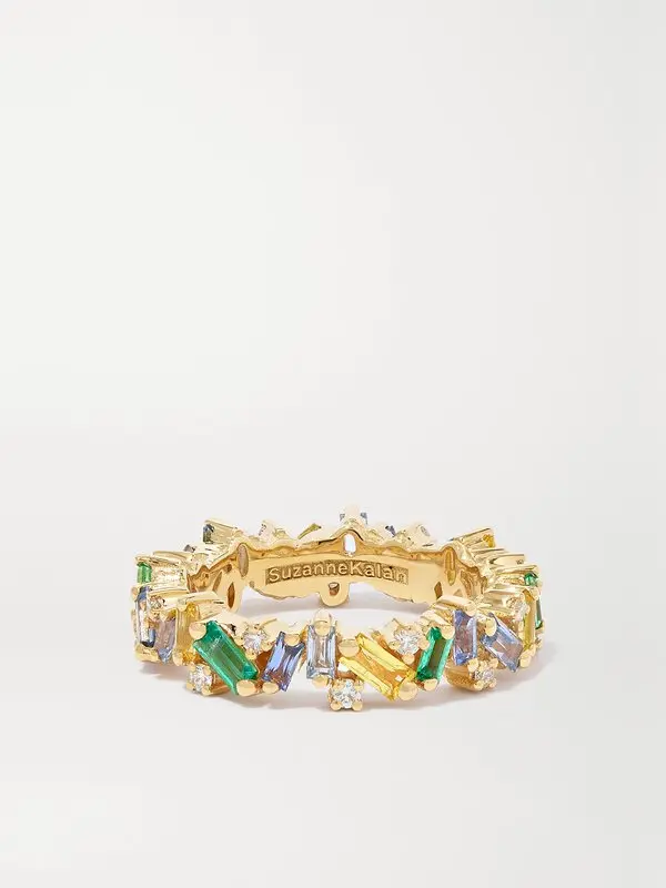 SUZANNE KALAN 18-karat Multi-stone Ring - Gold