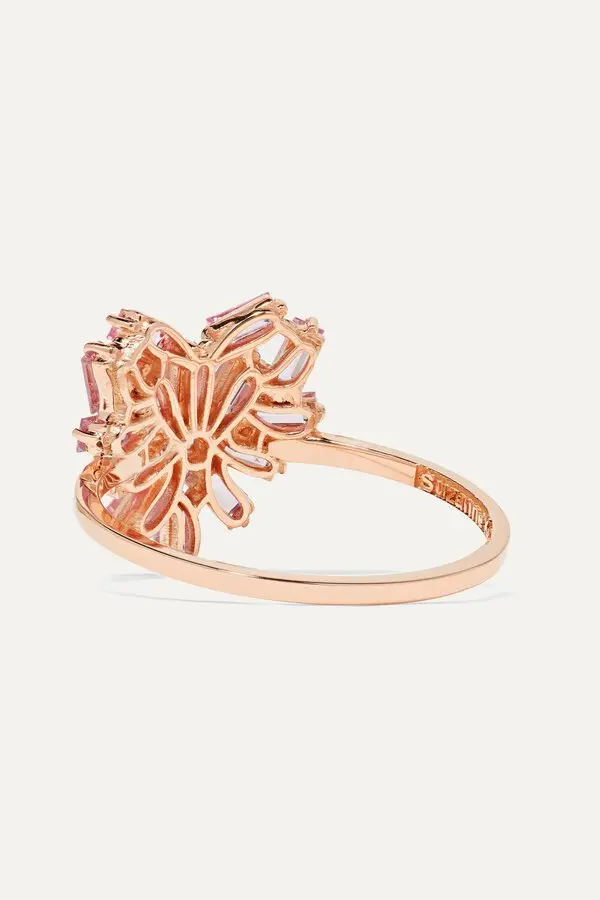 SUZANNE KALAN 18-karat Sapphire And Diamond Ring