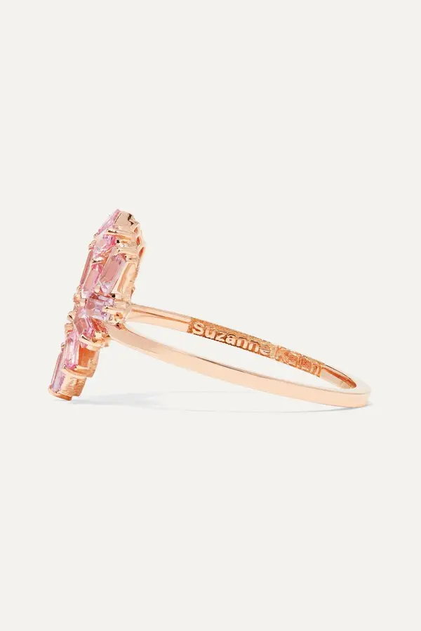 SUZANNE KALAN 18-karat Sapphire And Diamond Ring