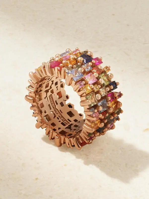 SUZANNE KALAN 18-karat Sapphire Ring - Gold