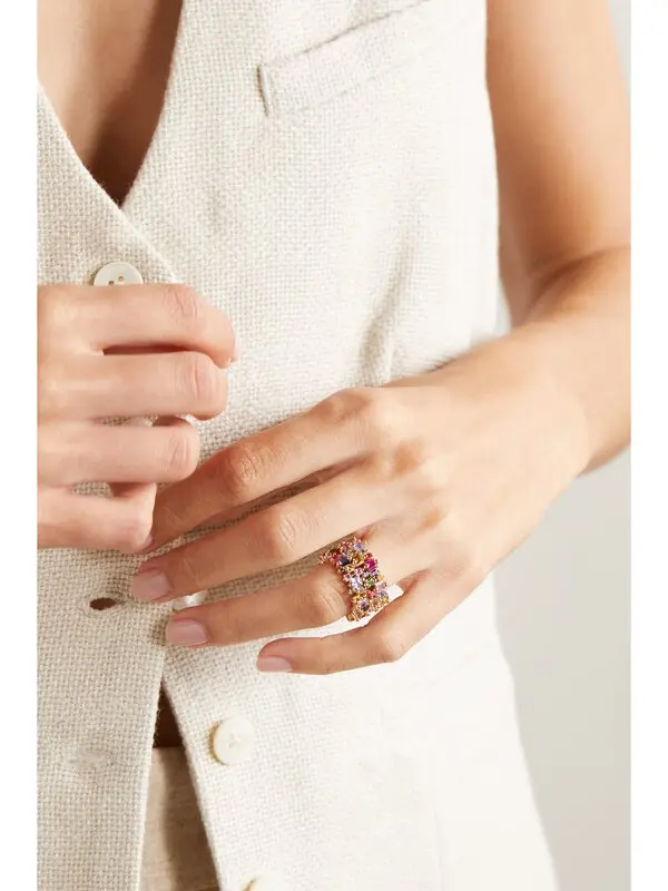 SUZANNE KALAN 18-karat Sapphire Ring - Gold