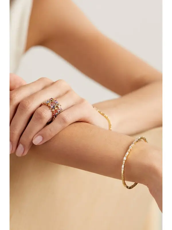 SUZANNE KALAN 18-karat Sapphire Ring - Gold