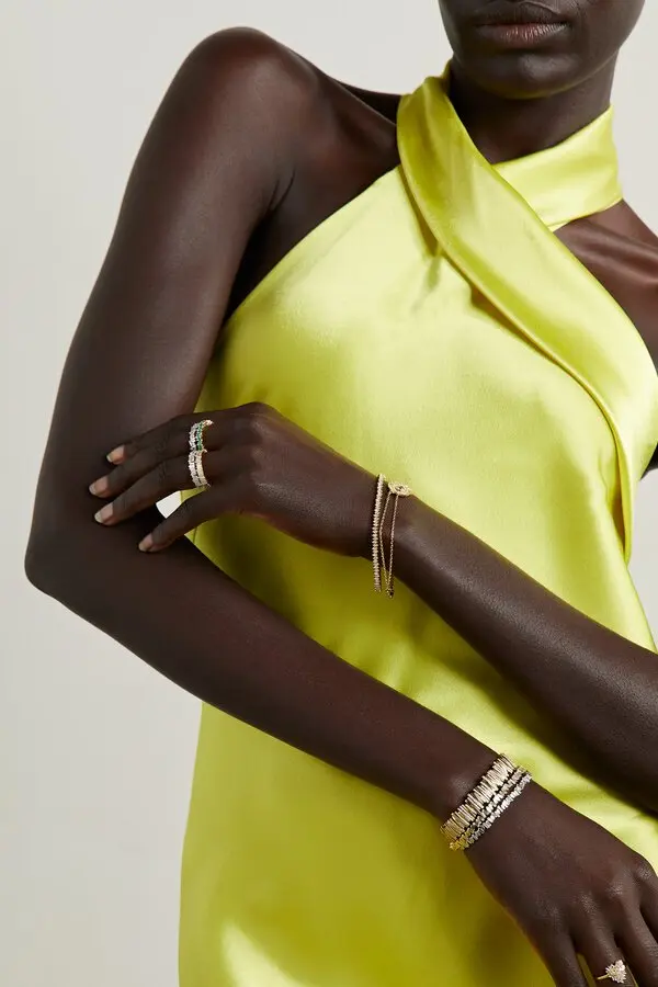 SUZANNE KALAN 18-karat Emerald And Diamond Ring