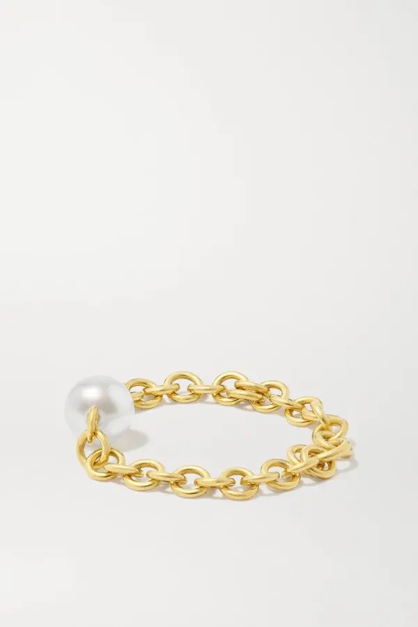 SPINELLI KILCOLLIN Gravity 18-karat Pearl Ring