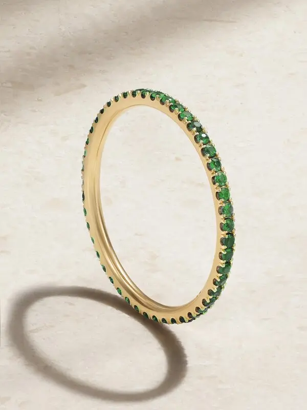 Ileana Makri Thread 18-karat Tsavorite Ring - Gold