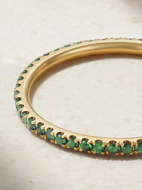 Ileana Makri Thread 18-karat Tsavorite Ring - Gold
