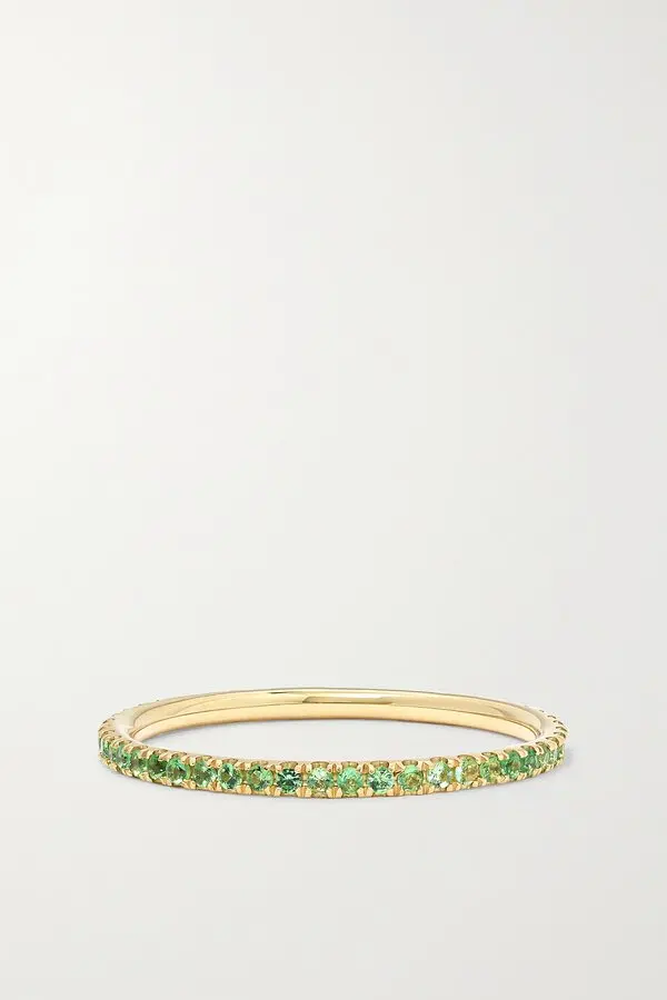 Ileana Makri Thread 18-karat Tsavorite Ring - Gold