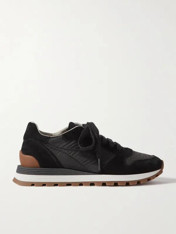 Brunello Cucinelli Bead-embellished Sneakers
