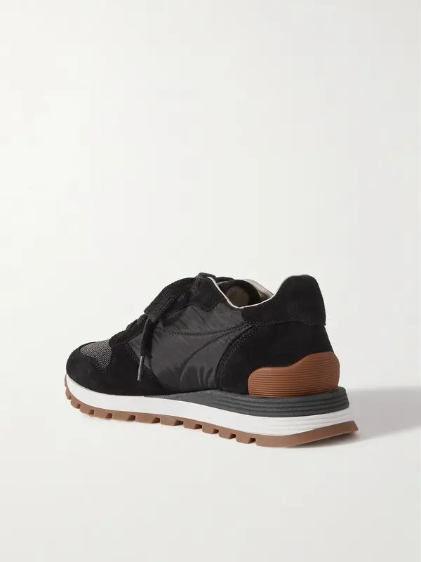 Brunello Cucinelli Bead-embellished Sneakers