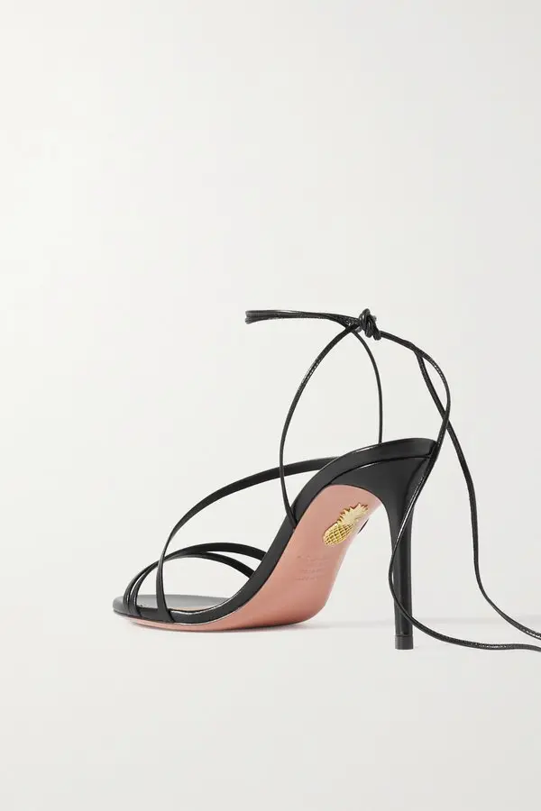 AQUAZZURA Carnal 85 Leather Sandals