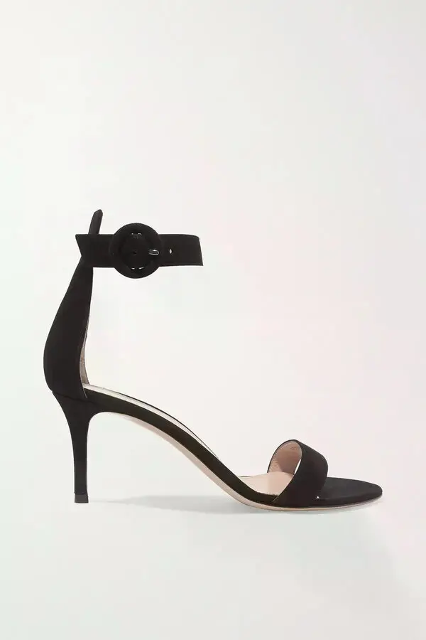 GIANVITO ROSSI Portofino 70 Suede Sandals