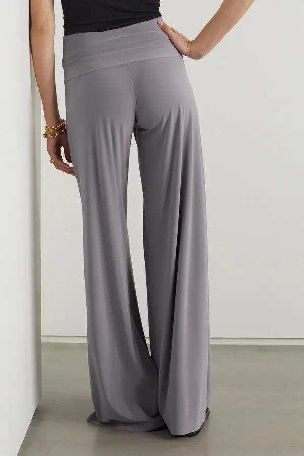 Norma Kamali Elephant Wide-leg Pants - Purple