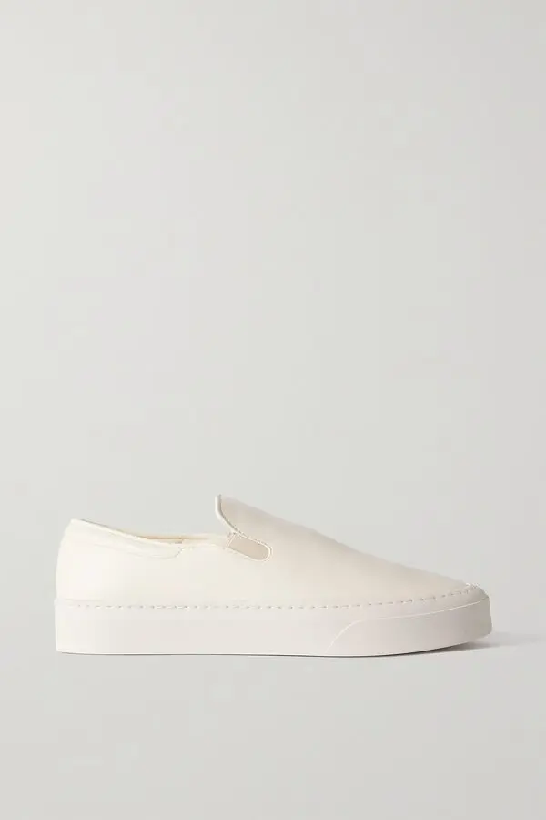 THE ROW Marie H Canvas Slip-on Sneakers