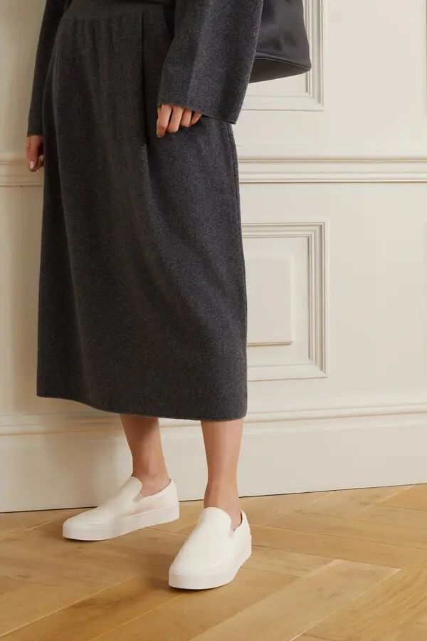 THE ROW Marie H Canvas Slip-on Sneakers