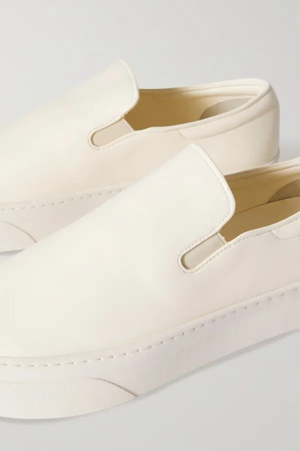 THE ROW Marie H Canvas Slip-on Sneakers