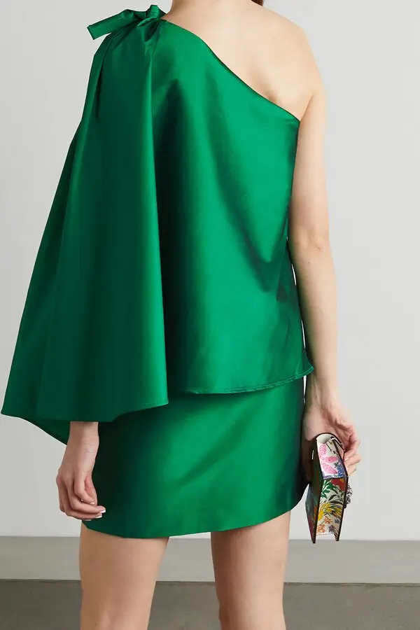 green emerald velvet dress Bernadette Minnie Dress Grass Green
