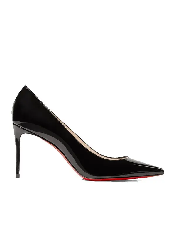 CHRISTIAN LOUBOUTIN Kate 85 Patent-leather Pumps - Black