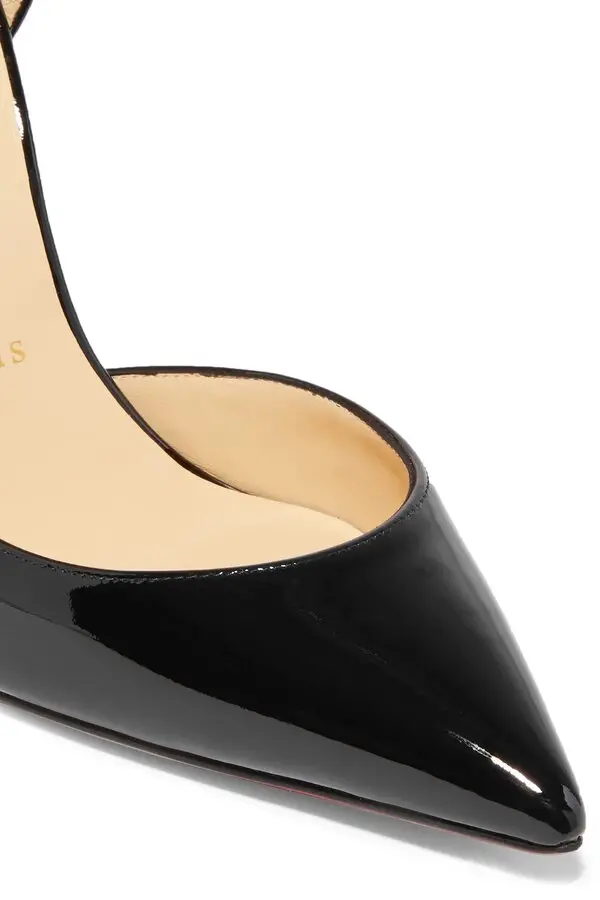 CHRISTIAN LOUBOUTIN Iriza 100 Patent-leather Pumps - Black