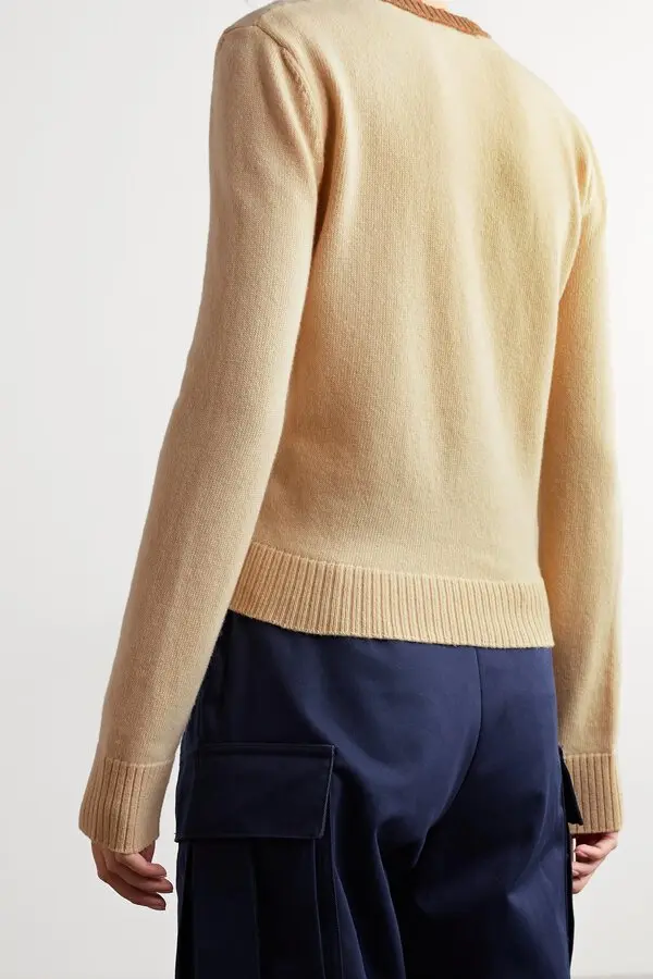 Loewe Embroidered Wool Sweater - Yellow