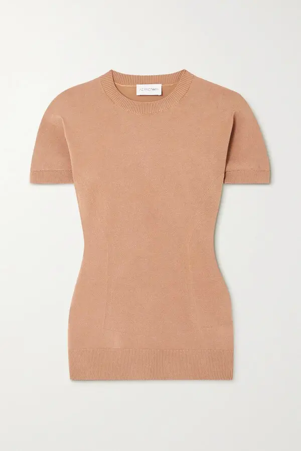AZ FACTORY Mybody Stretch-knit Top