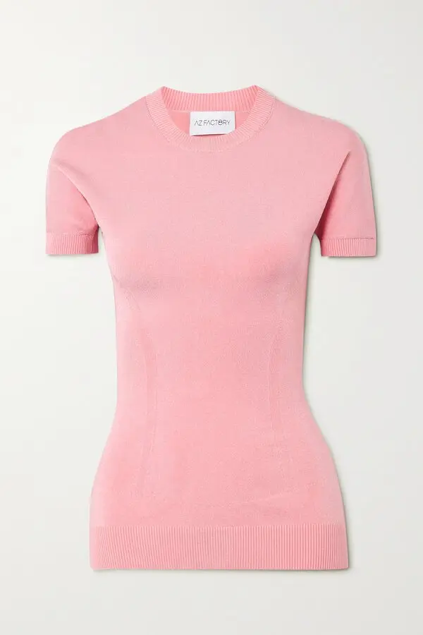 AZ FACTORY Mybody Stretch-knit Top