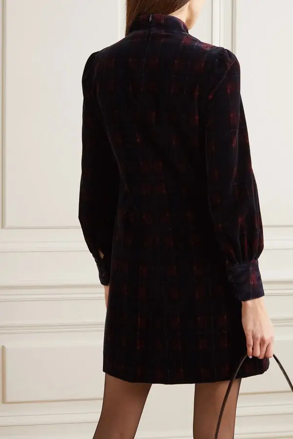slim fit dress slacks Bella Freud Red Libertine Dress