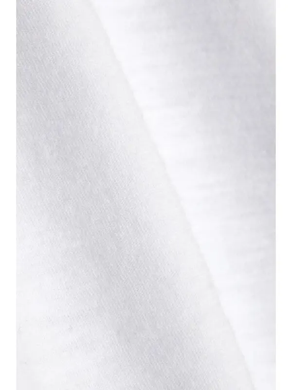 JAMES PERSE Casual Slub Cotton T-shirt - White