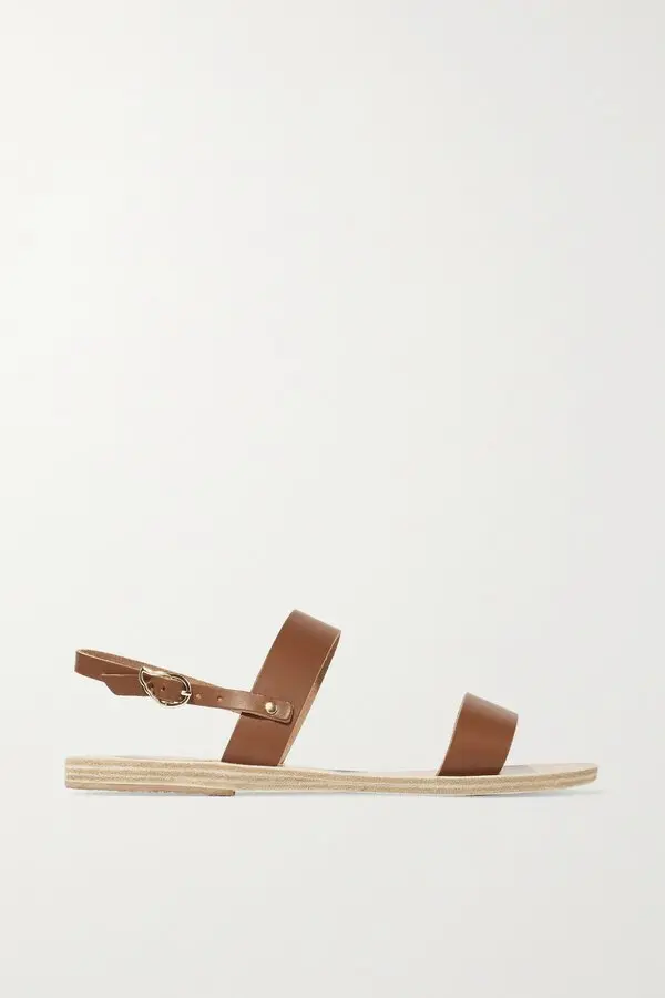 ANCIENT GREEK SANDALS Clio Leather Sandals - Brown
