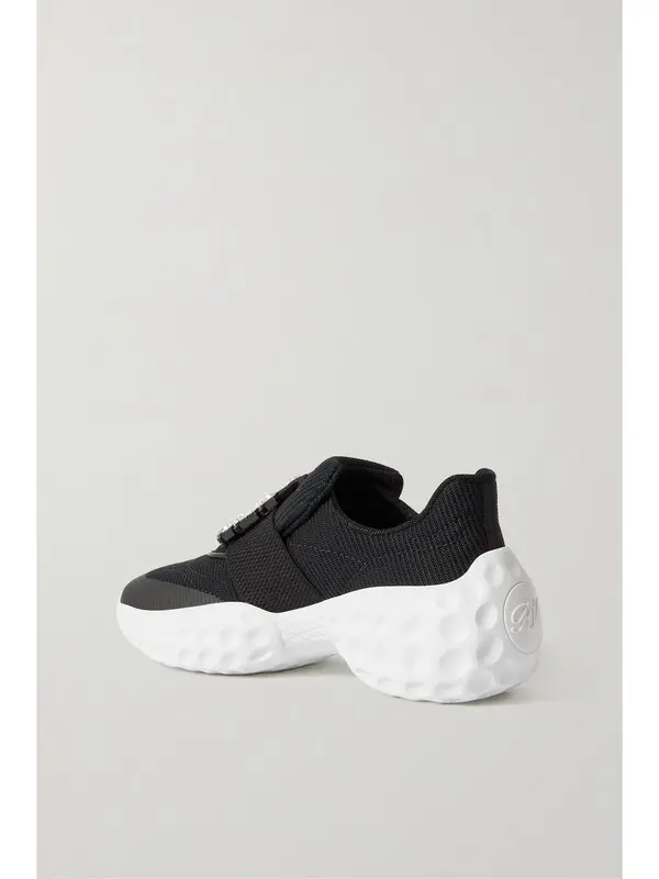 ROGER VIVIER Viv Run Sneakers - Black