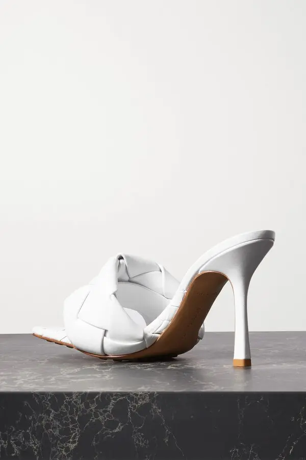 Bottega Veneta Lido Intrecciato Leather Mules