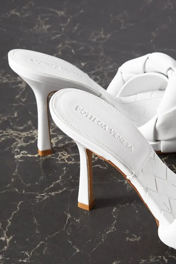 Bottega Veneta Lido Intrecciato Leather Mules