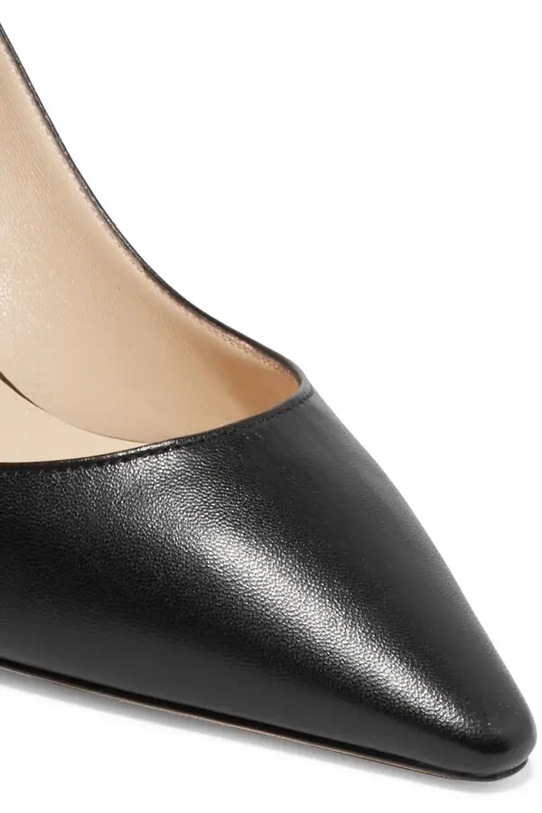 JIMMY CHOO Romy 60 Leather Pumps - Black
