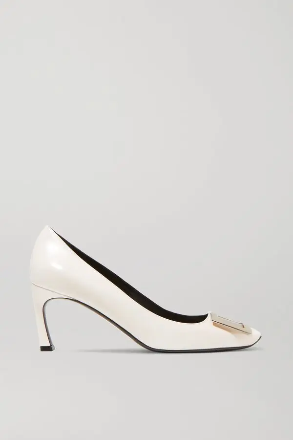 ROGER VIVIER Belle Vivier Trompette Leather Pumps