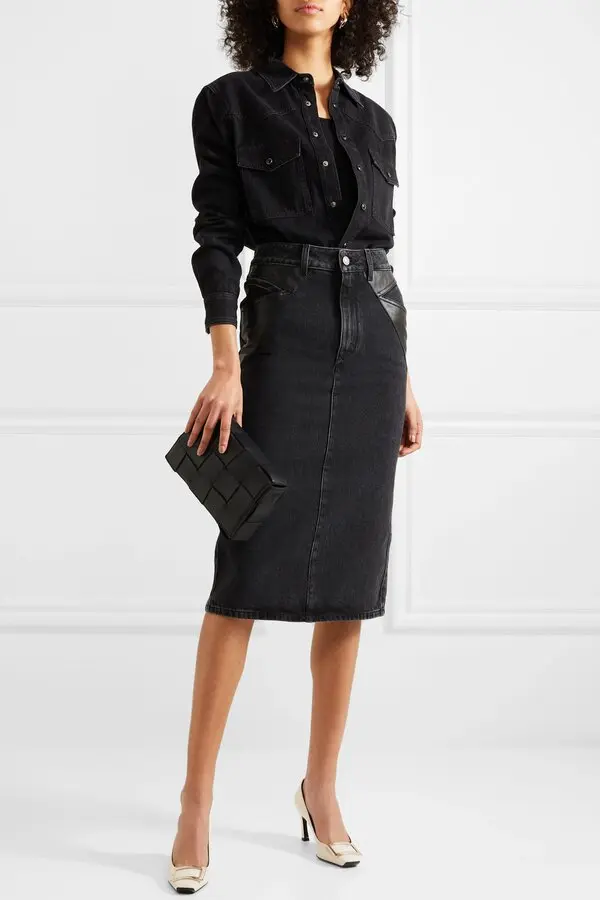 ROGER VIVIER Belle Vivier Trompette Leather Pumps