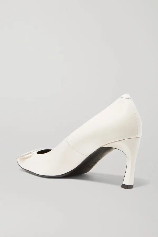 ROGER VIVIER Belle Vivier Trompette Leather Pumps