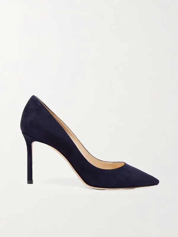 JIMMY CHOO Romy 85 Suede Pumps