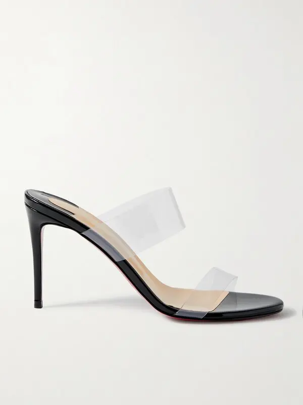 CHRISTIAN LOUBOUTIN Just Nothing 85 Mules - Black