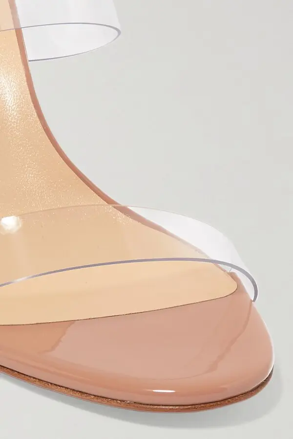 CHRISTIAN LOUBOUTIN Just Nothing 85 Mules - Neutrals