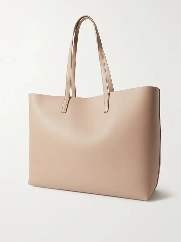 Saint Laurent East West Large Leather Tote - Neutrals