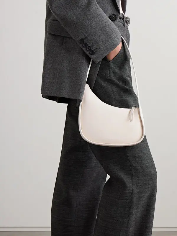 THE ROW Half Moon Shoulder Bag - Off-white