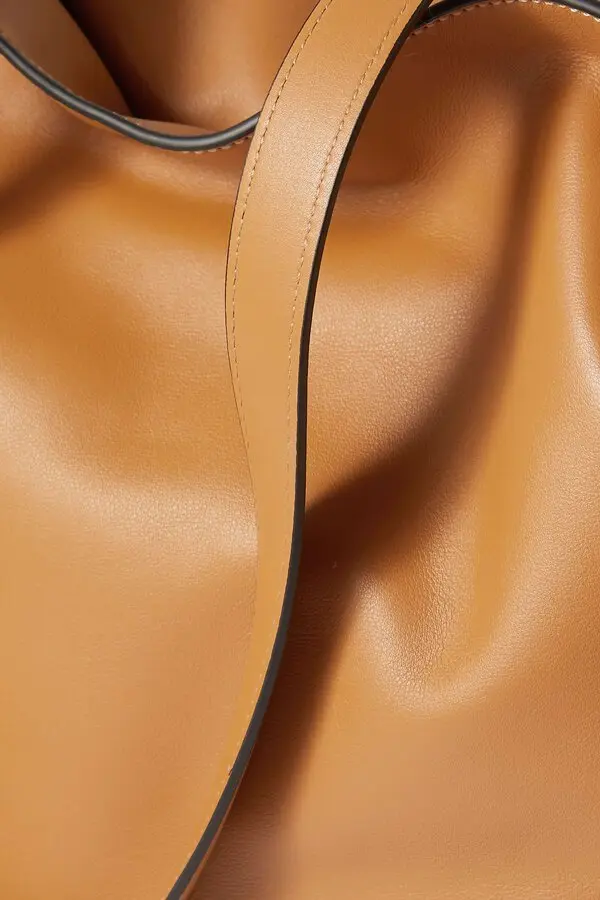 Loewe Flamenco Large Leather Tote - Tan