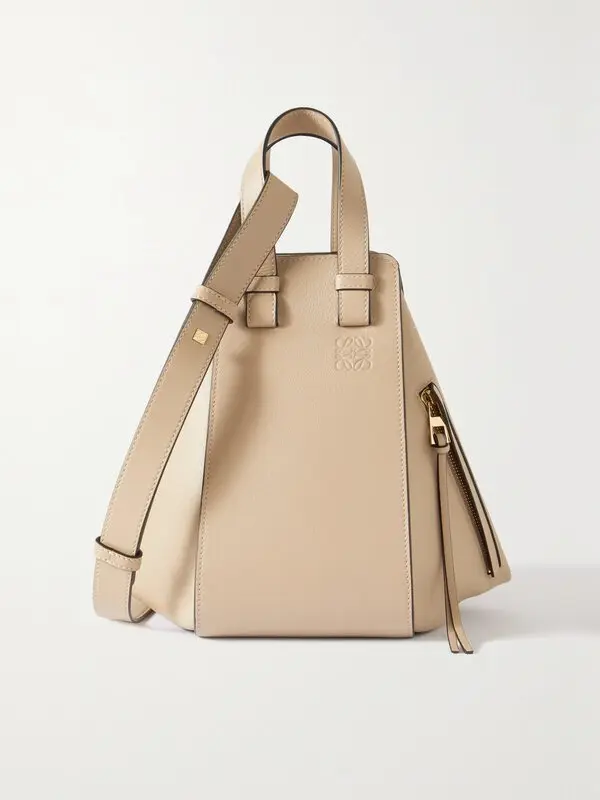Loewe Hammock Small Textured-leather Shoulder Bag