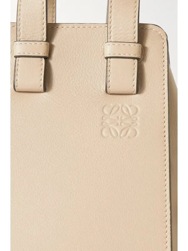 Loewe Hammock Small Textured-leather Shoulder Bag